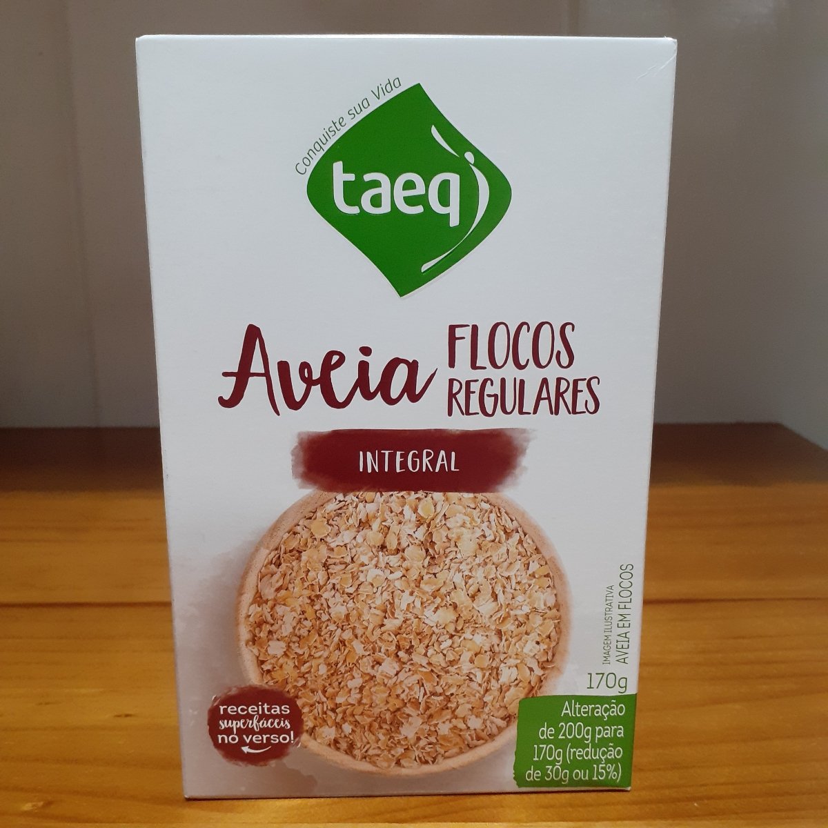 Aveia Integral Flocos Regulares from Taeq - Vegan Product Reviews ...