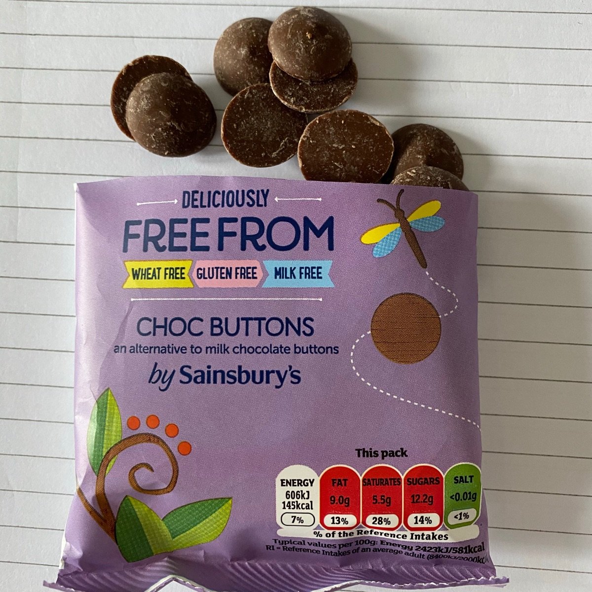 Sainsbury's Choc Buttons 评价 | abillion
