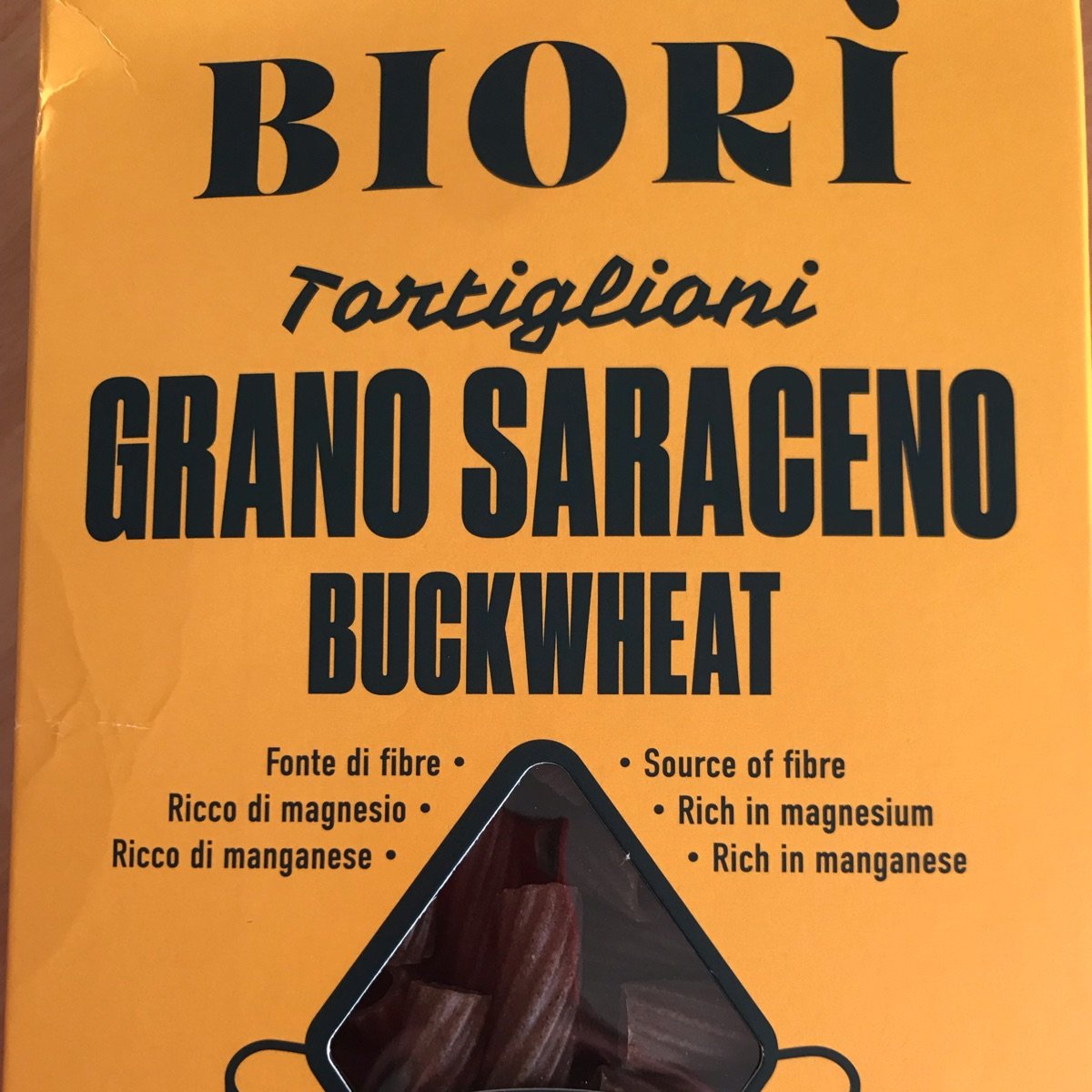 Tortiglioni - Pasta Di Grano Saraceno from Biori - Vegan Product Reviews & Ratings | abillion