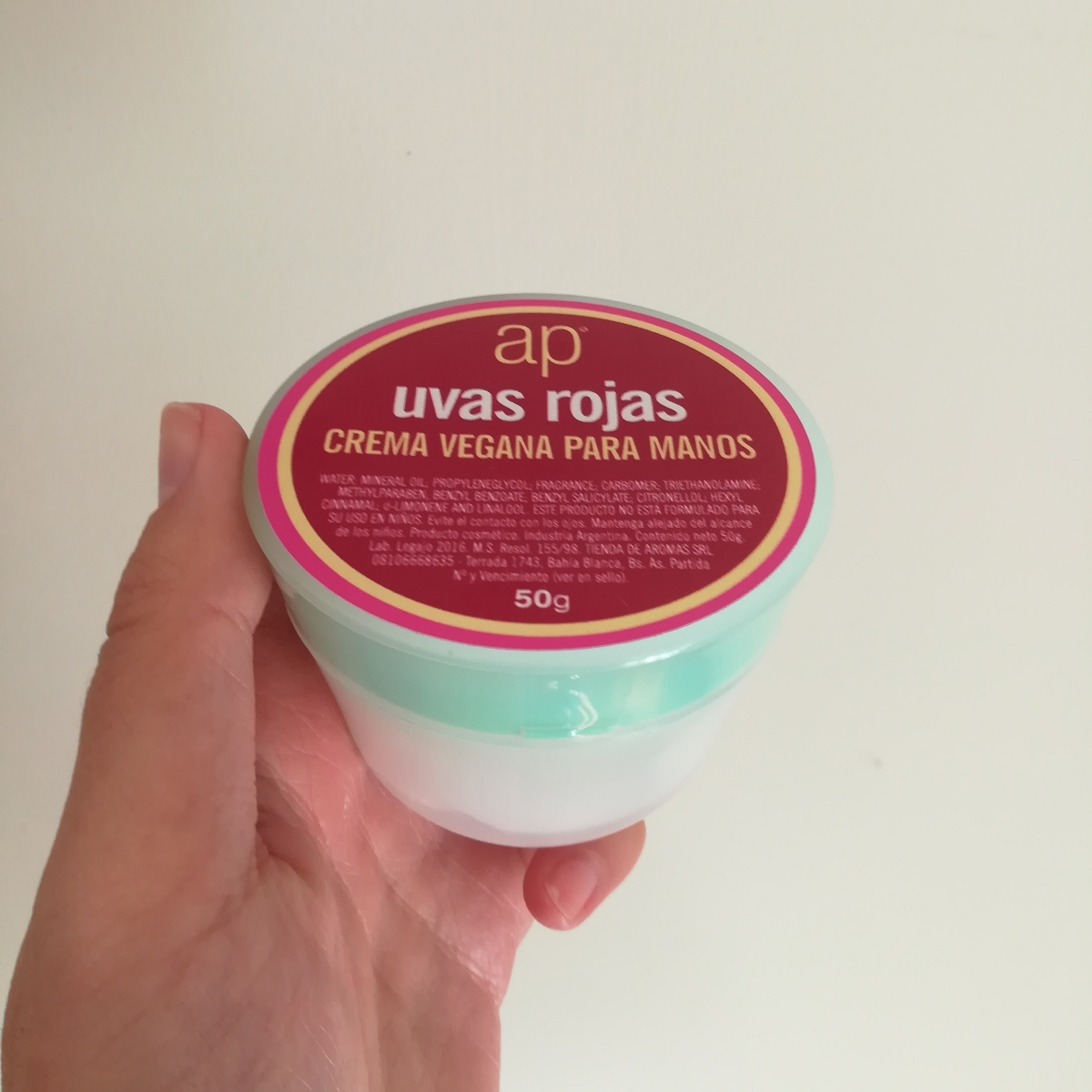 Crema Vegana Para Manos: Uvas Rojas from ap - Vegan Product Reviews ...