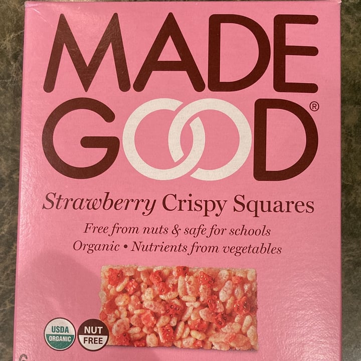Made Good Strawberry Crispy Squares Review | abillion