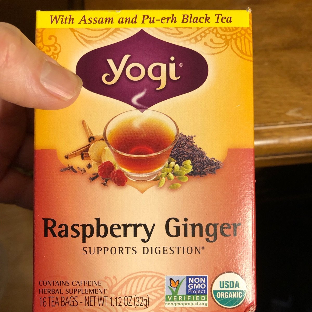 Raspberry ginger from Yogi Tea Organic - Vegan Product Reviews ...