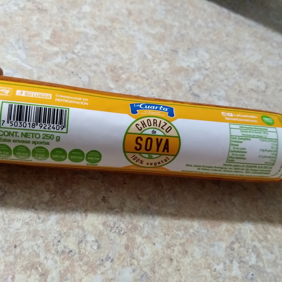 Chorizo De Soya from La Cuarta - Vegan Product Reviews & Ratings | abillion
