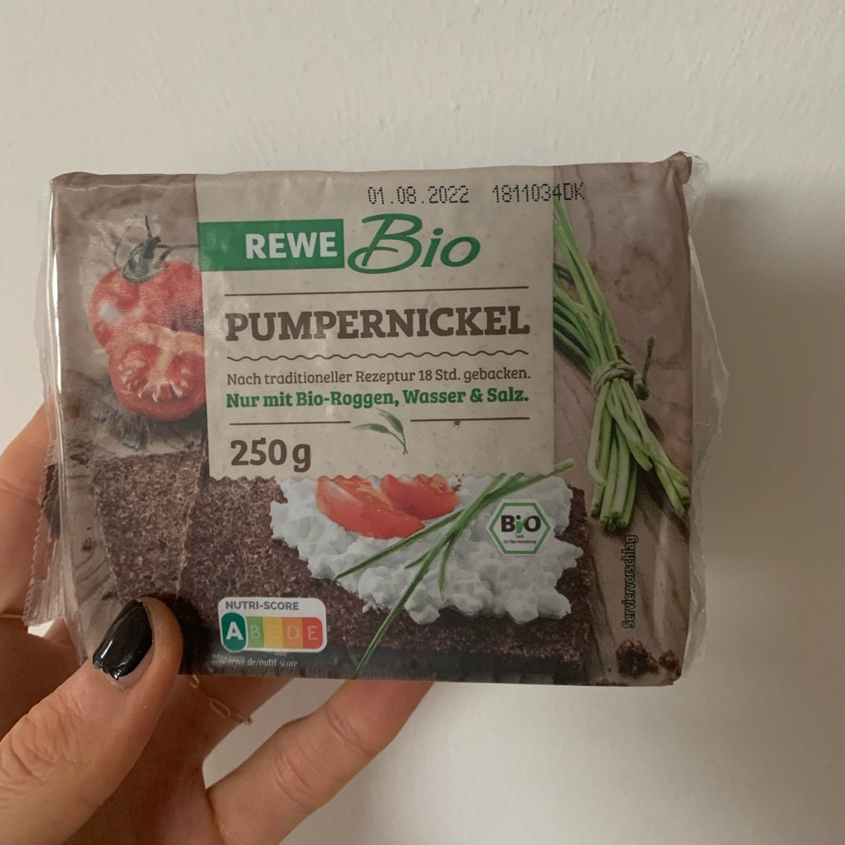 Pumpernickel-Brot from Rewe Bio - Vegan Product Reviews & Ratings ...