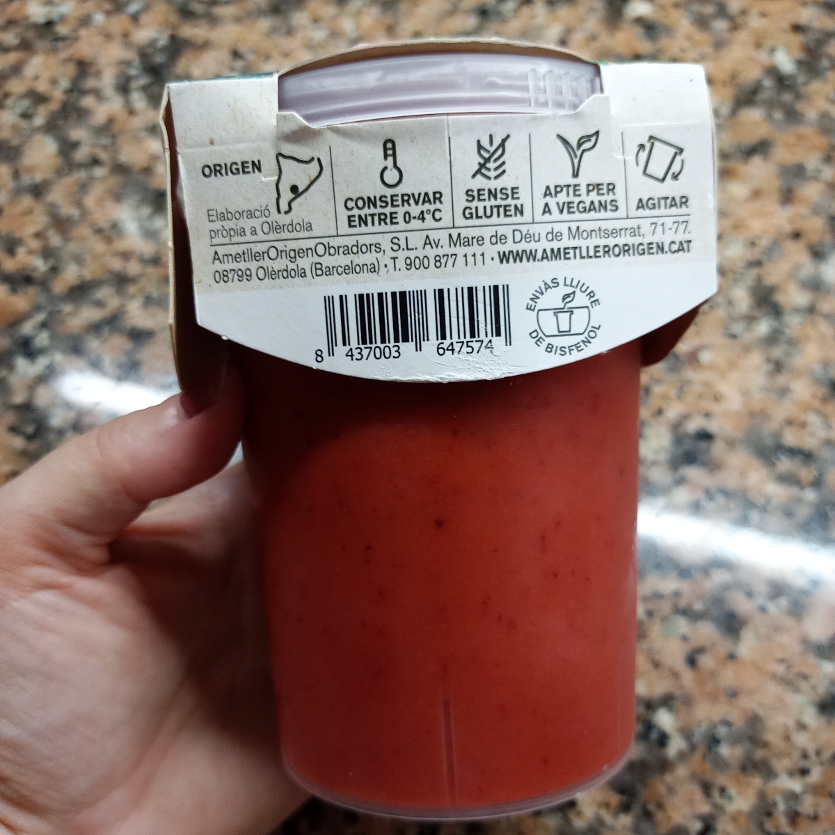 Ametller Origen Gazpacho de fresas Reviews | abillion