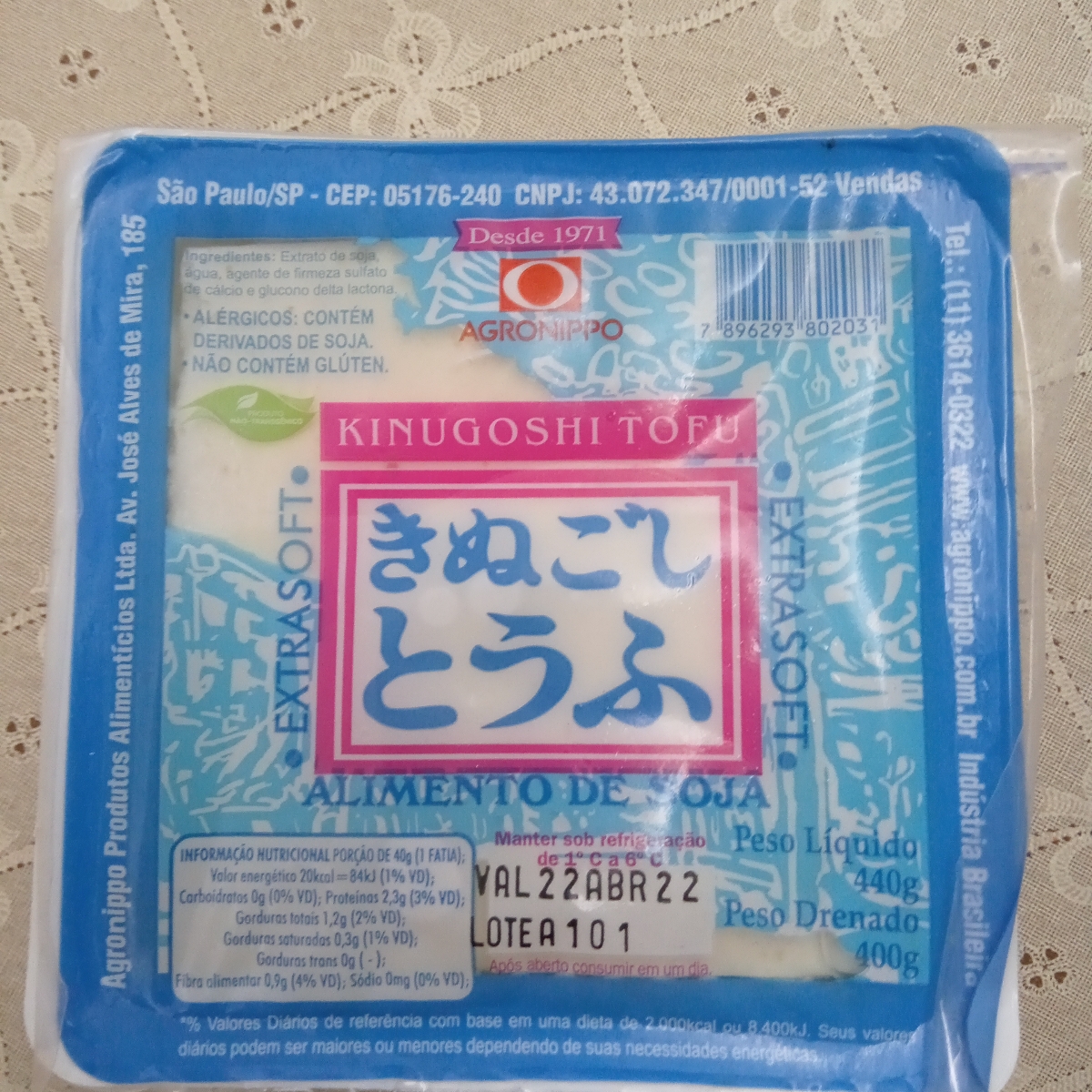 Tofu Extra Soft from Tofu agronippo - Vegan Product Reviews & Ratings ...