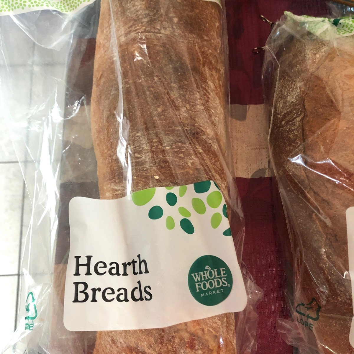 hearth breads ciabotta from Whole Foods Market - Vegan Product Reviews & Ratings | abillion