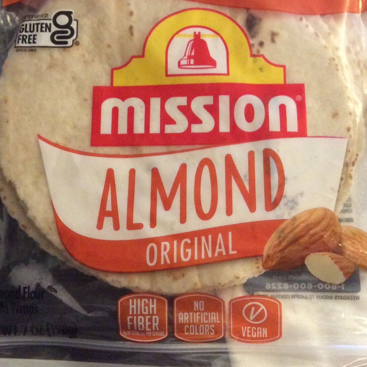 Almond tortillas from Mission Foods - Vegan Product Reviews & Ratings ...