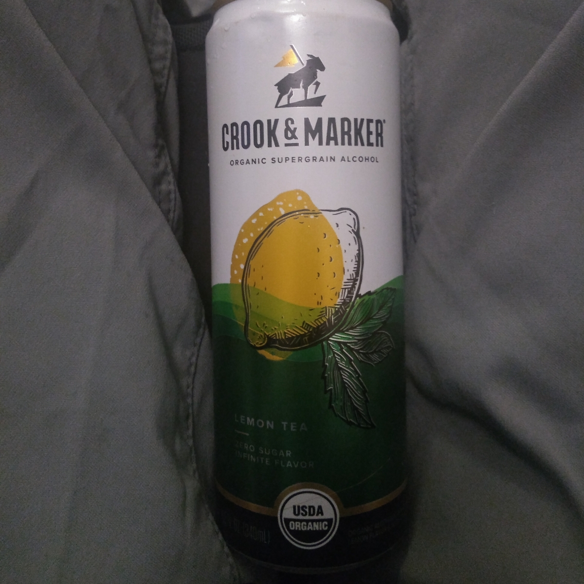 Organic Supergrain Alcohol Spiked Tea 'Lemon Tea' from Crook & Marker ...
