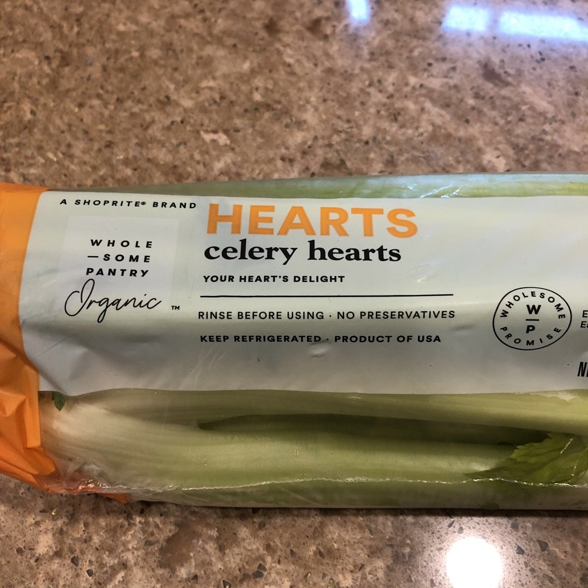 Organic celery hearts from Wholesome Pantry - Vegan Product Reviews ...