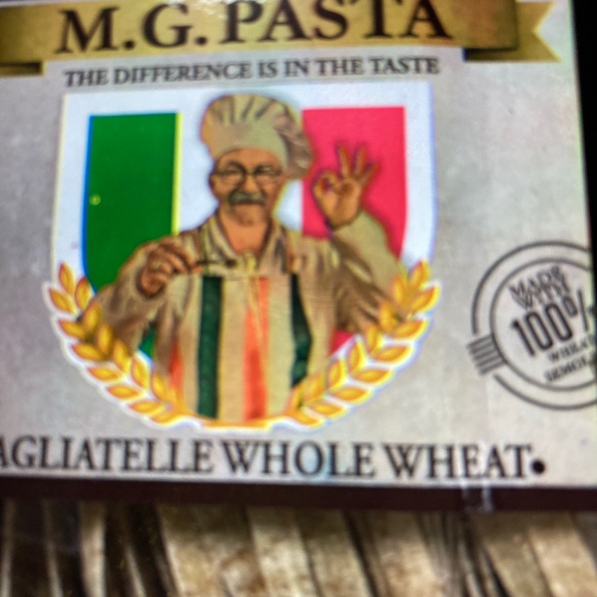 Tagliatelle Whole Wheat from M. G. Pasta - Vegan Product Reviews ...