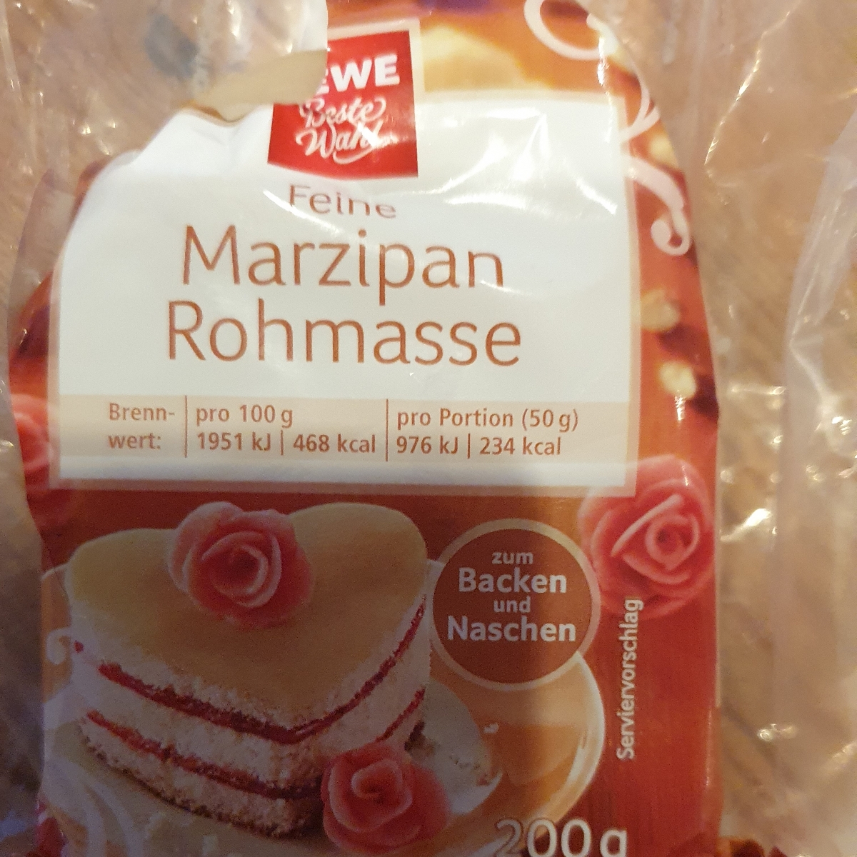 Marzipan Rohmasse from REWE Beste Wahl - Vegan Product Reviews ...