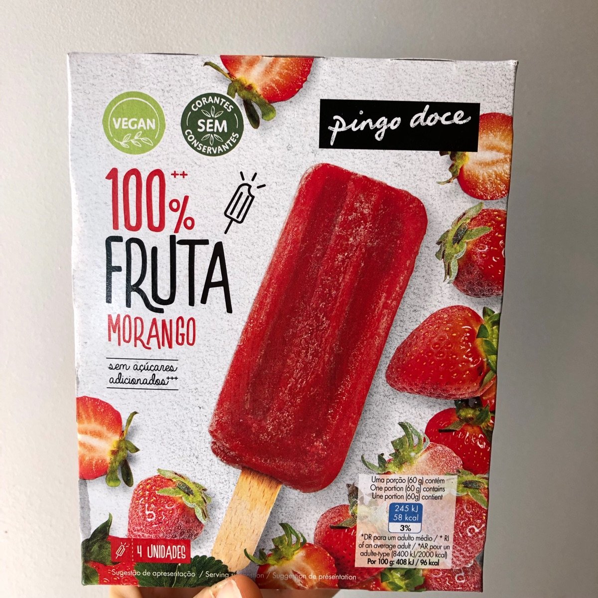 Sorvete de Morango from Pingo doce - Vegan Product Reviews & Ratings ...