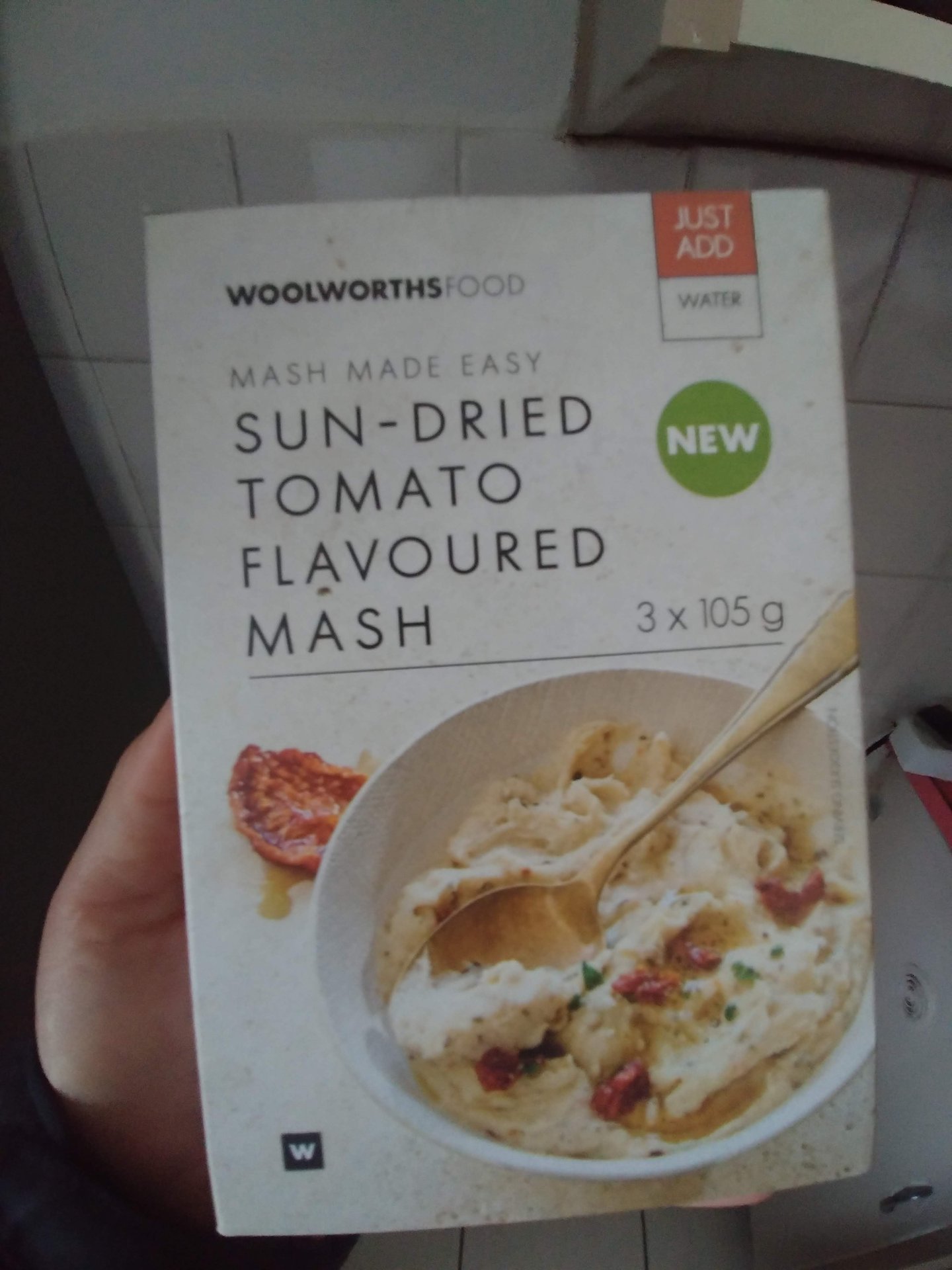 Sundried Tomato Flavoured Mash from Woolworths Food - Vegan Product ...