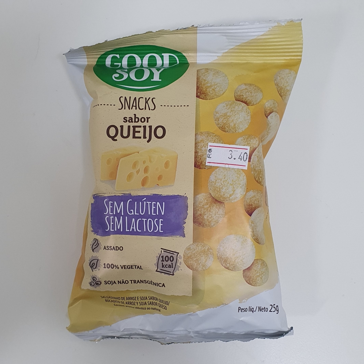 Salgadinho De Queijo (Cheese Flavored Rice And Soy Snack) from Good Soy ...