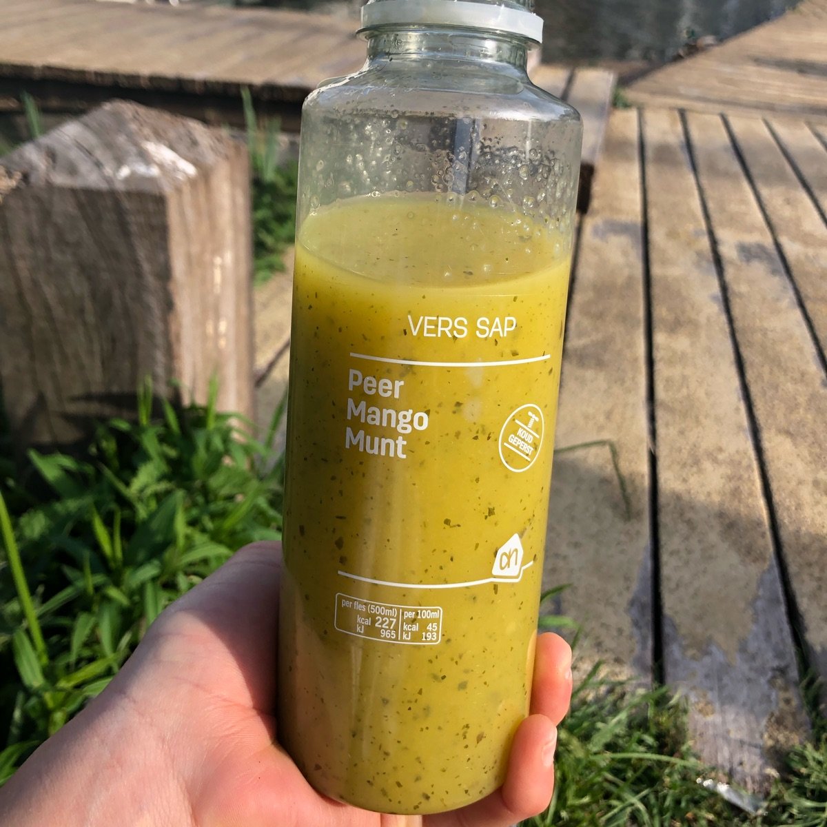 Vers sap Peer, Mango and Munt from Albert Heijn AH - Vegan Product ...