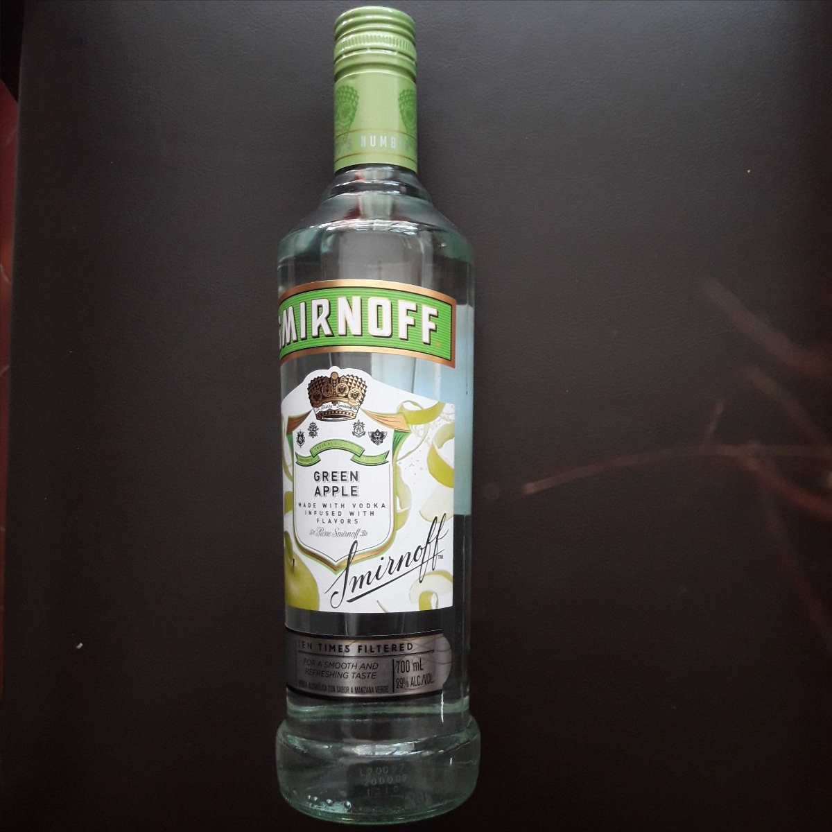 Vodka sabor manzana verde from Smirnoff - Vegan Product Reviews ...