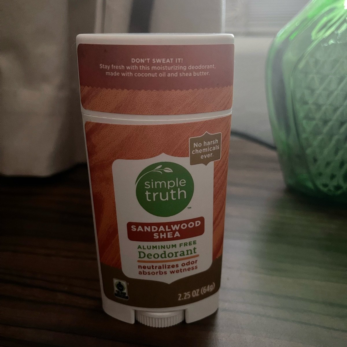 Aluminum free deodorant Sandalwood Shea from Simple Truth - Vegan ...