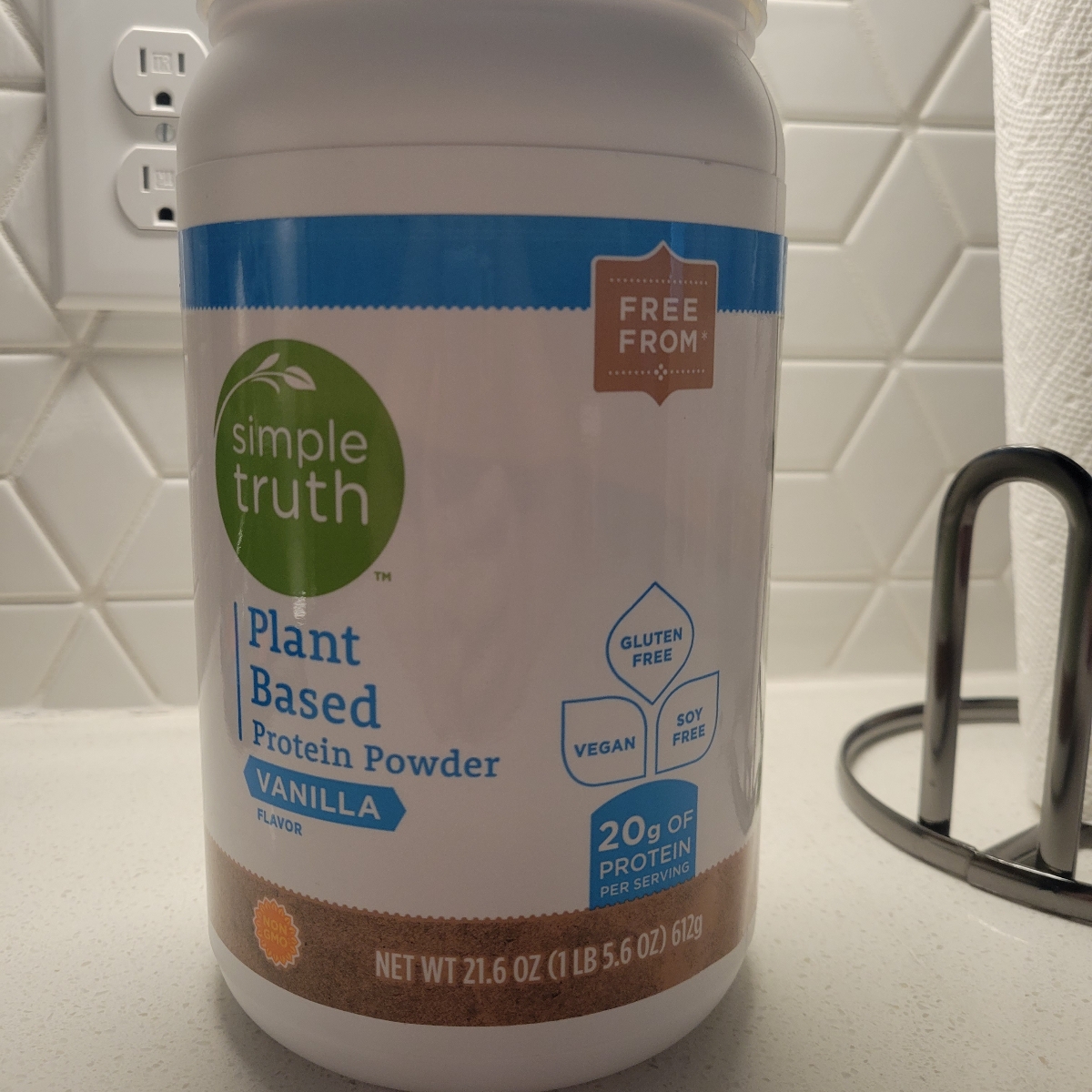 Plant Based Protein powder Vanilla Flavor from Simple Truth - Vegan ...