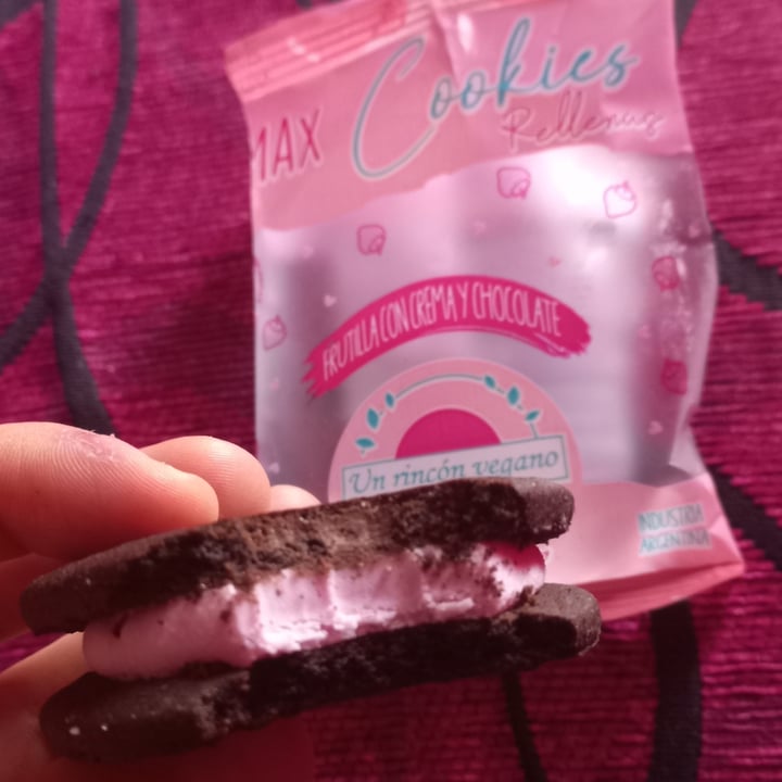 Un Rincón Vegano Max Cookie Frutilla Con Crema Y Chocolate Review ...