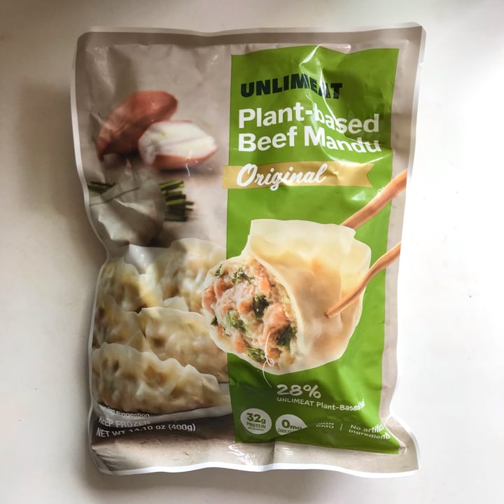 Unlimeat Plant-based Beef Mandu -Original Review | abillion