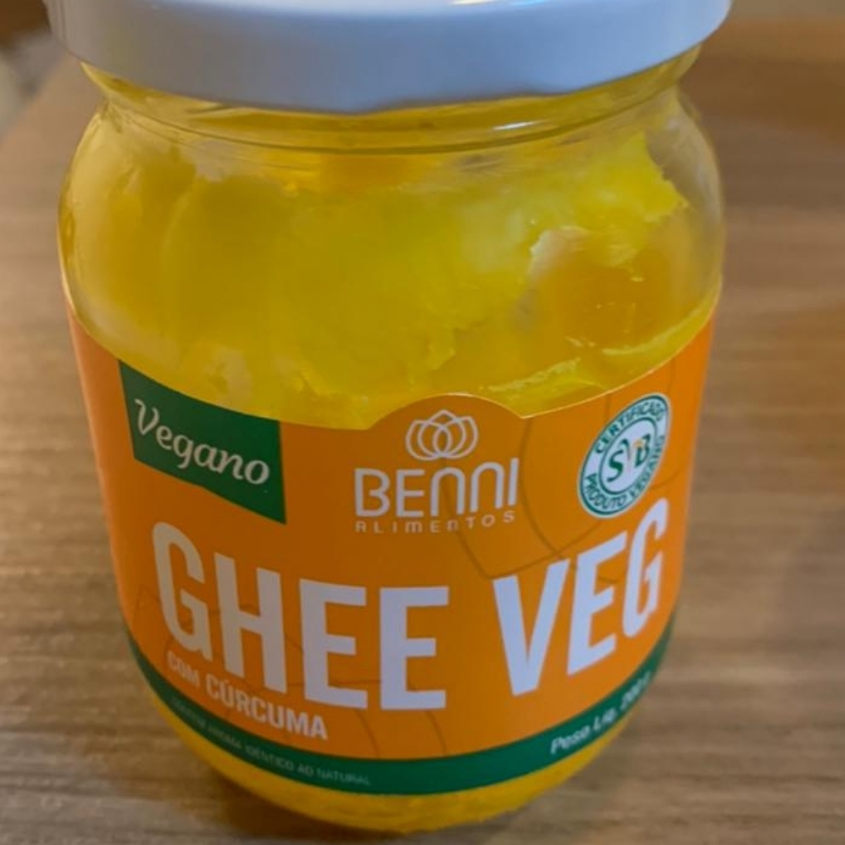 Ghee Veg Com Cúrcuma from Benni alimentos - Vegan Product Reviews ...