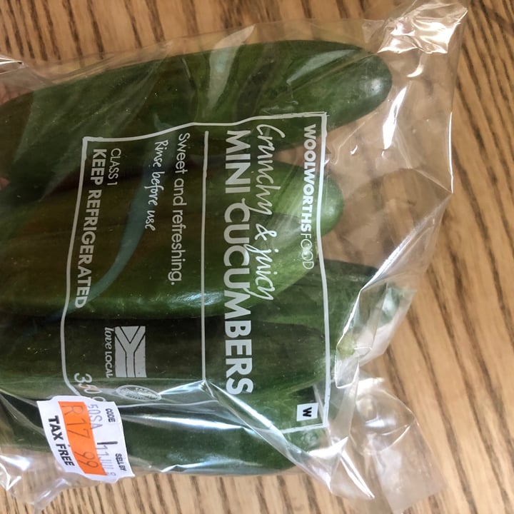 Woolworths Food Mini cucumbers Review | abillion