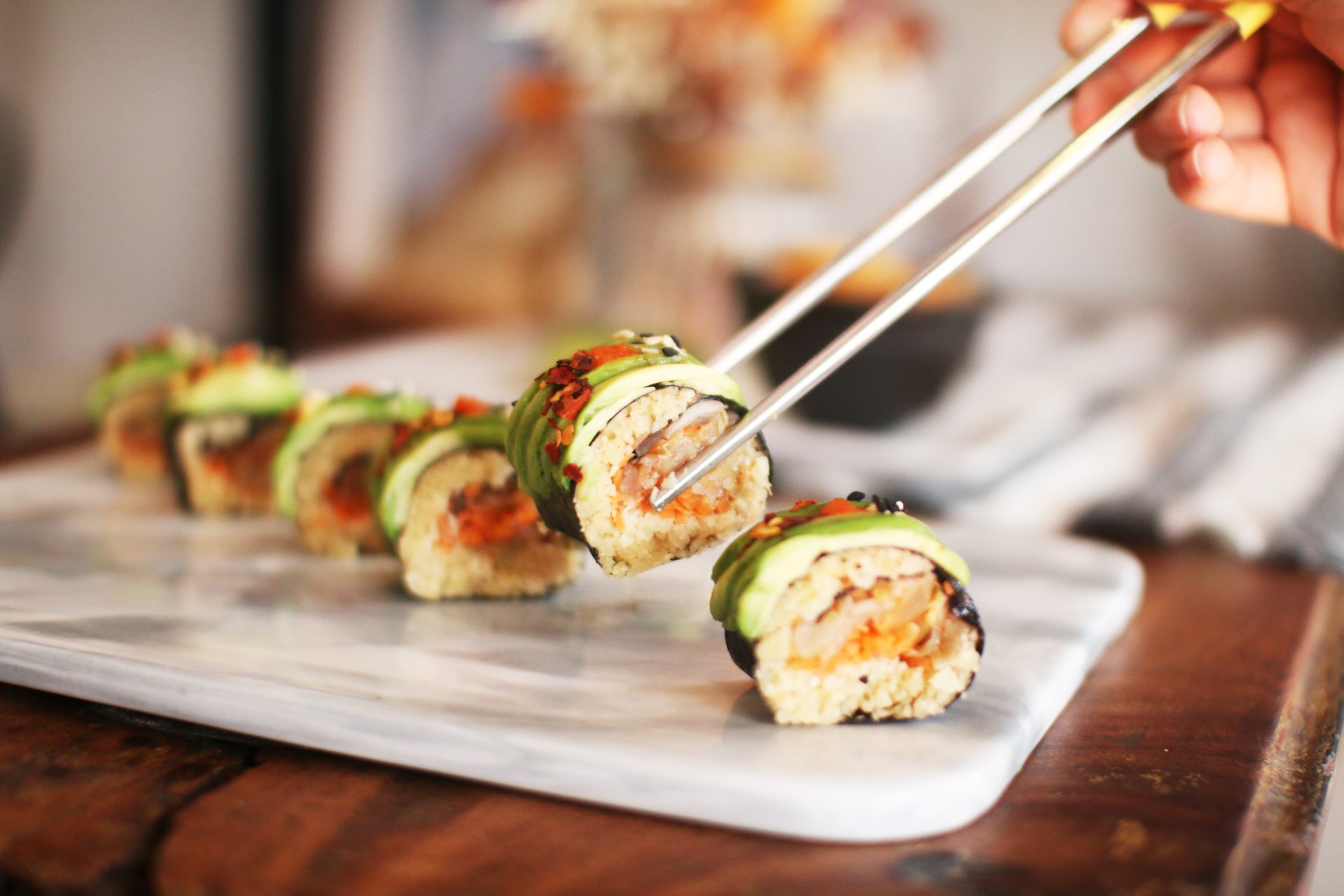 Afterglow Kimchi Avo Rolls at Afterglow By Anglow, Singapore - Vegan ...