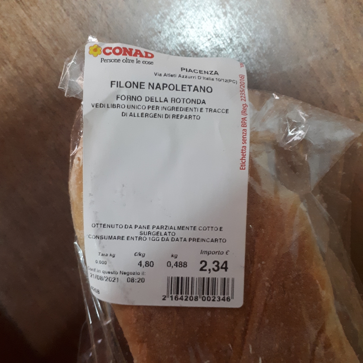 Filone Napoletano from Conad - Vegan Product Reviews & Ratings | abillion