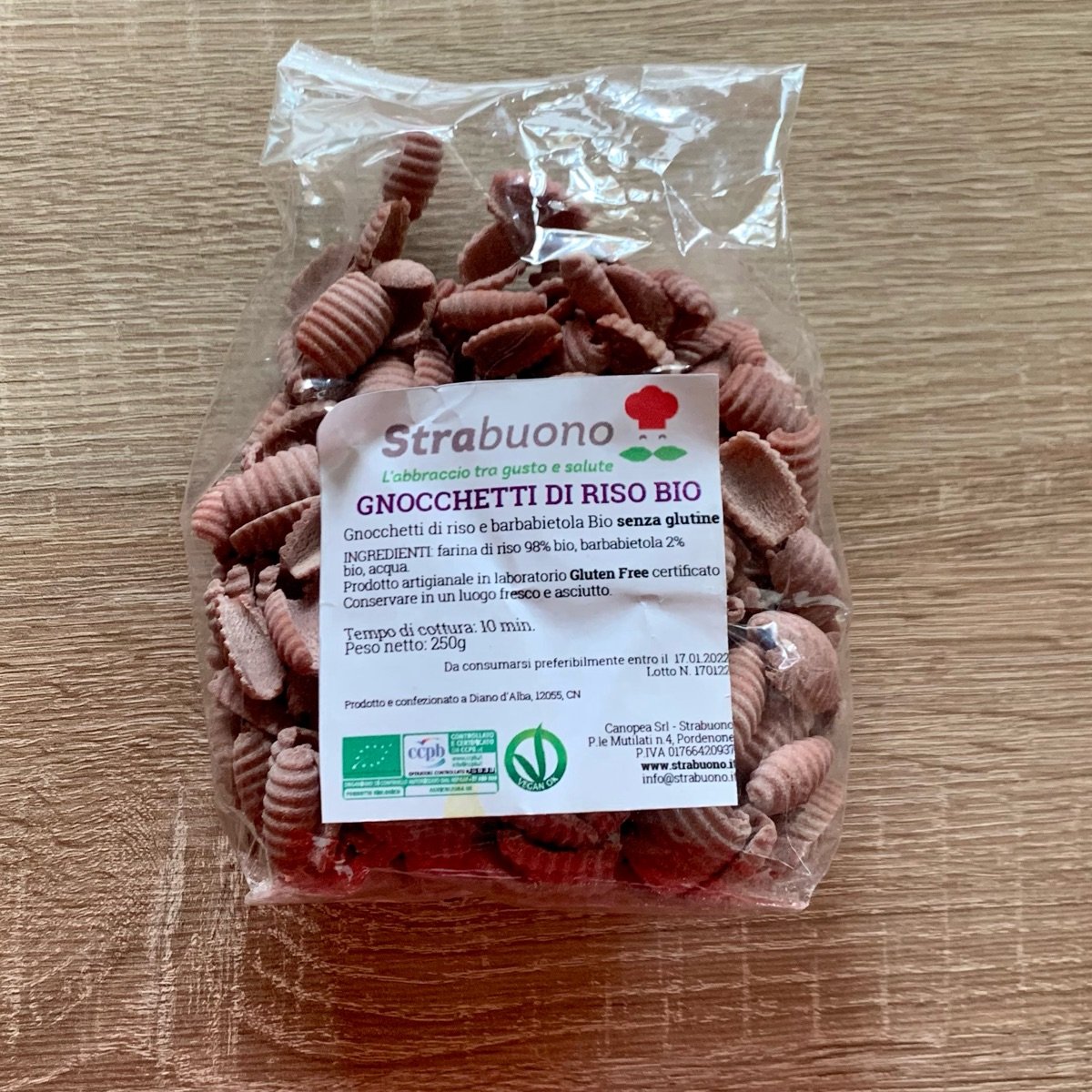 Gnocchetti Di Riso Bio from Strabuono - Vegan Product Reviews & Ratings ...