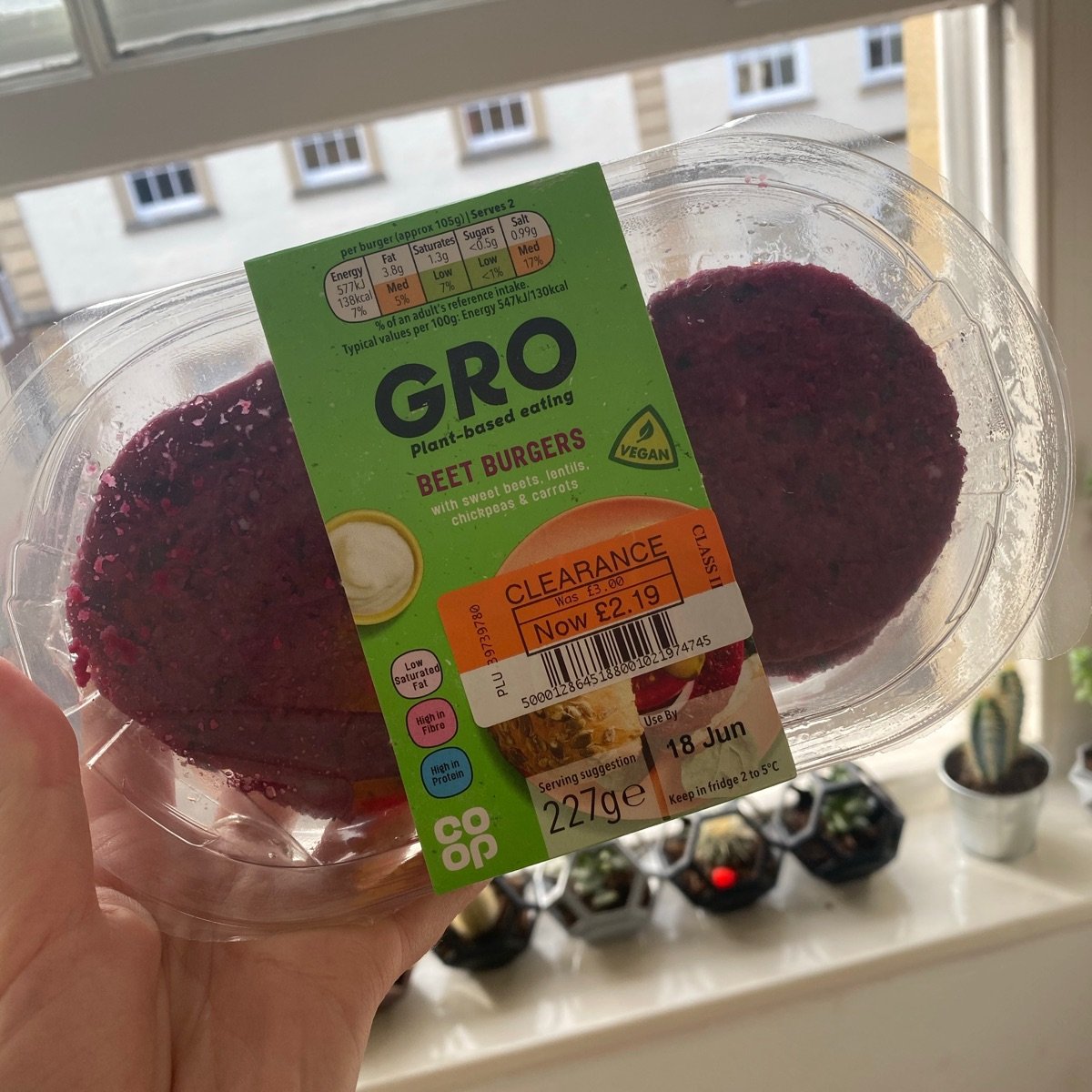 Beet Burgers from GRO - Vegan Product Reviews & Ratings | abillion