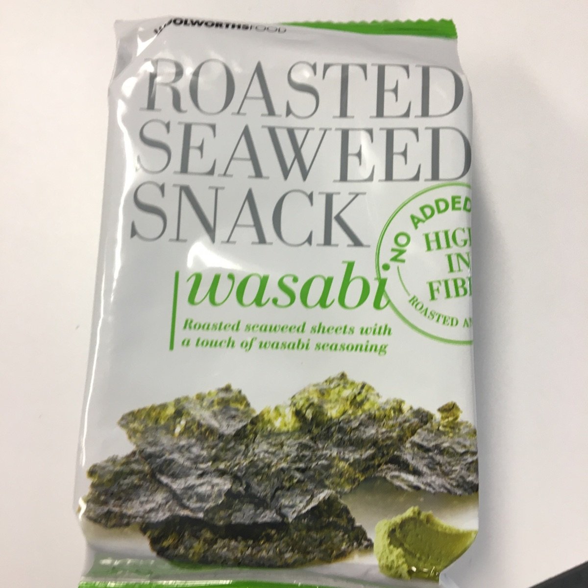 Roasted seaweed snack Wasabi from Woolworths Food - Vegan Product ...