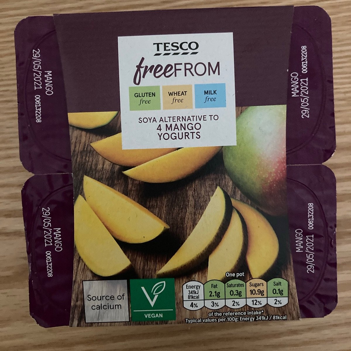 Free from mango yoghurts from Tesco - Vegan Product Reviews & Ratings ...