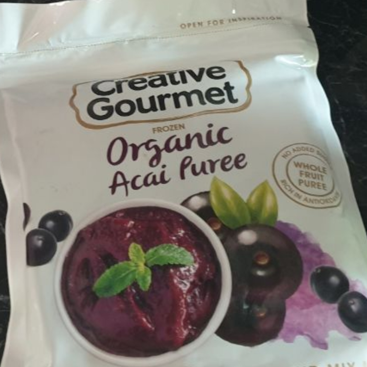 Organic Acai Puree from Creative Gourmet - Vegan Product Reviews ...