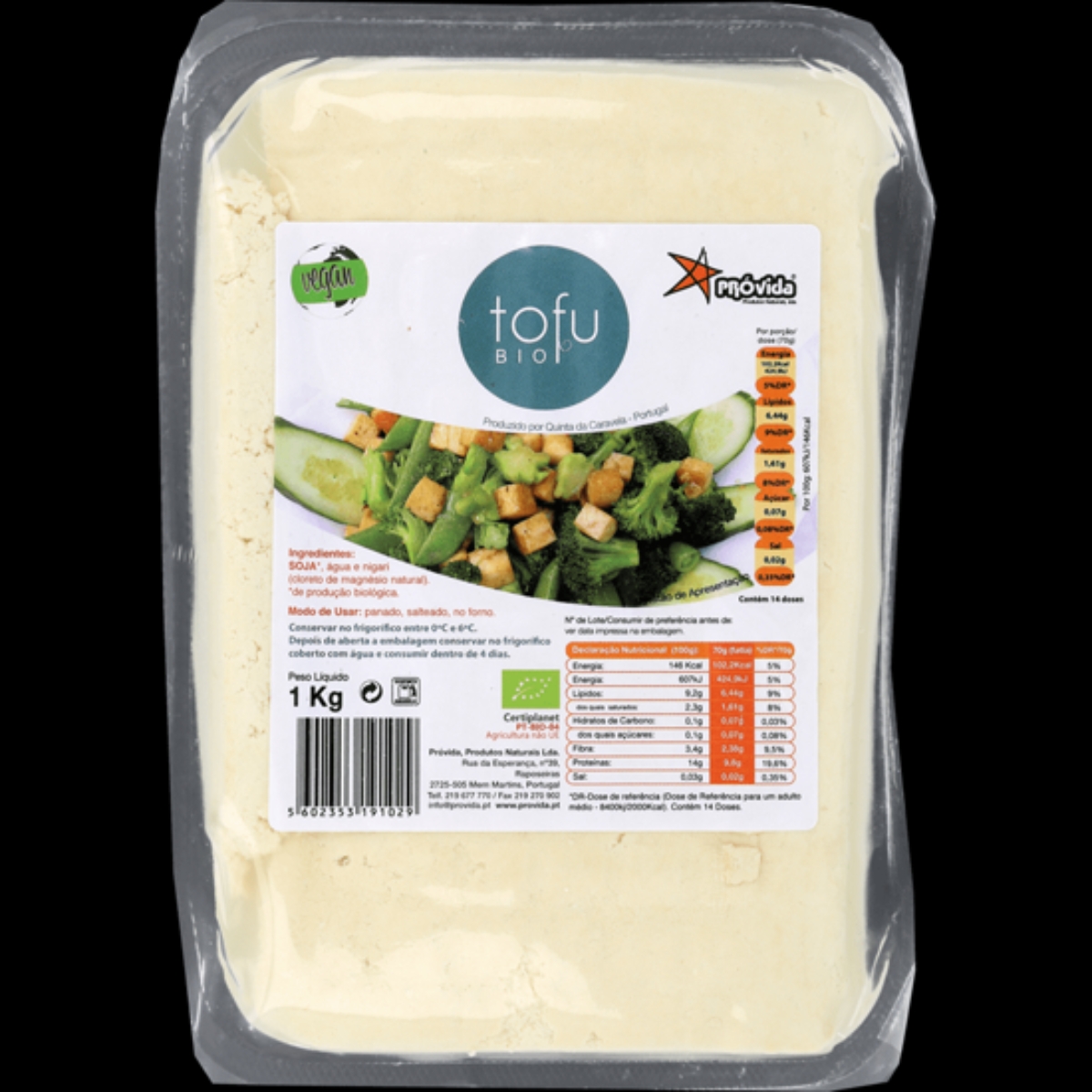 Tofu Natural Bio from Provida - Produtos Naturais - Vegan Product ...