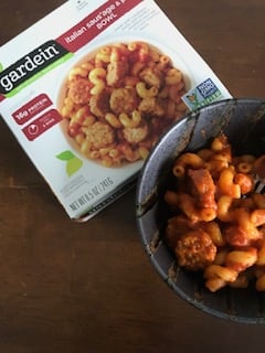 Italian Saus’age & Pasta Bowl from Gardein - Vegan Product Reviews ...