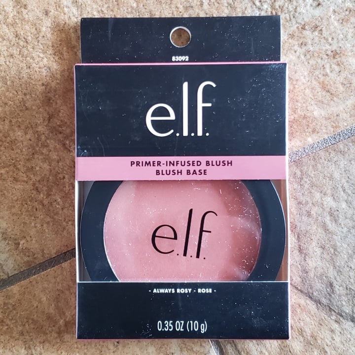 e.l.f. Cosmetics Primer Infused Blush - Always Rosy Review | abillion