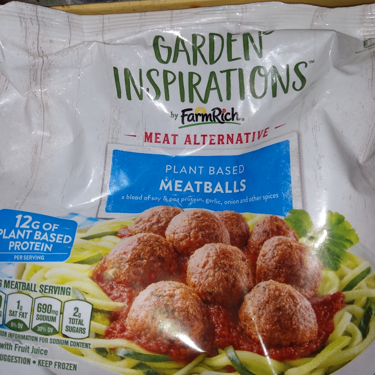 Meatless Meatballs from Farm Rich Garden Inspirations - Vegan Product ...