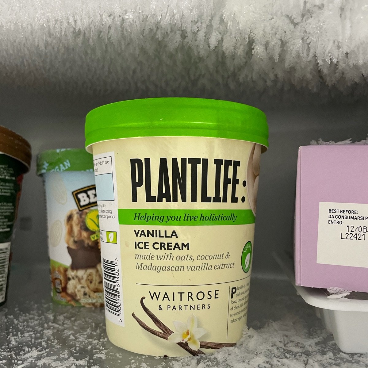 Plantlife: Waitrose & partners Vanilla ice-cream Reviews | abillion