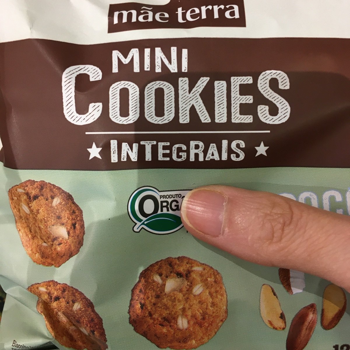Mini Cookies Integrais 4 Castanhas Brasileiras from Mãe Terra - Vegan ...