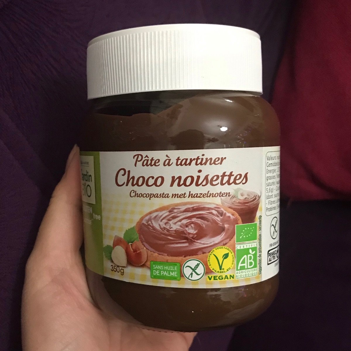 Pâte À Tartiner Choco Noisettes from Jardin Bio ētic - Vegan Product ...