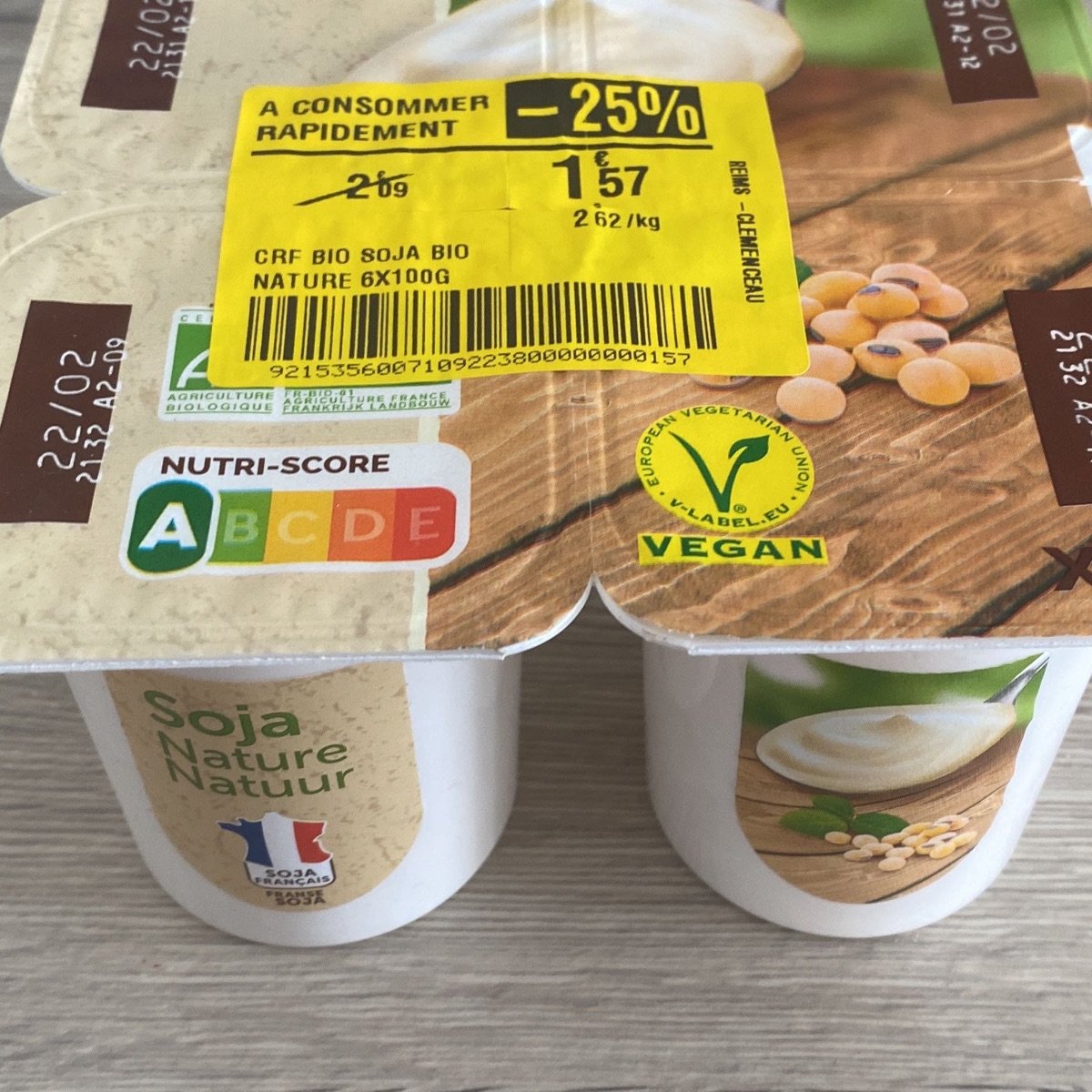 Yogurt soja from Carrefour Bio - Vegan Product Reviews & Ratings | abillion