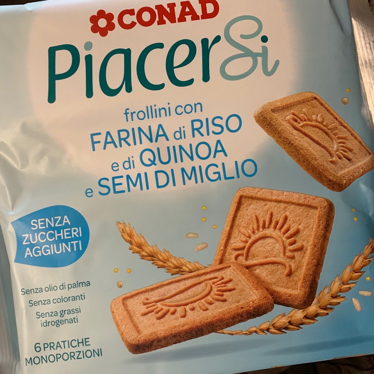 Frollini Con Farina Di Riso E Di Quinoa E Semi Di Miglio from Conad ...