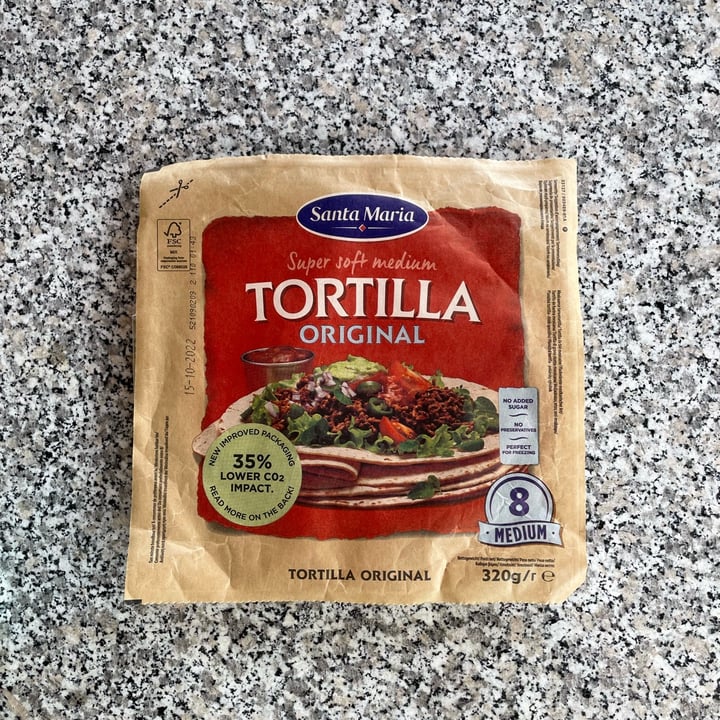 Santa María Super Soft Medium Tortilla Original Review | abillion