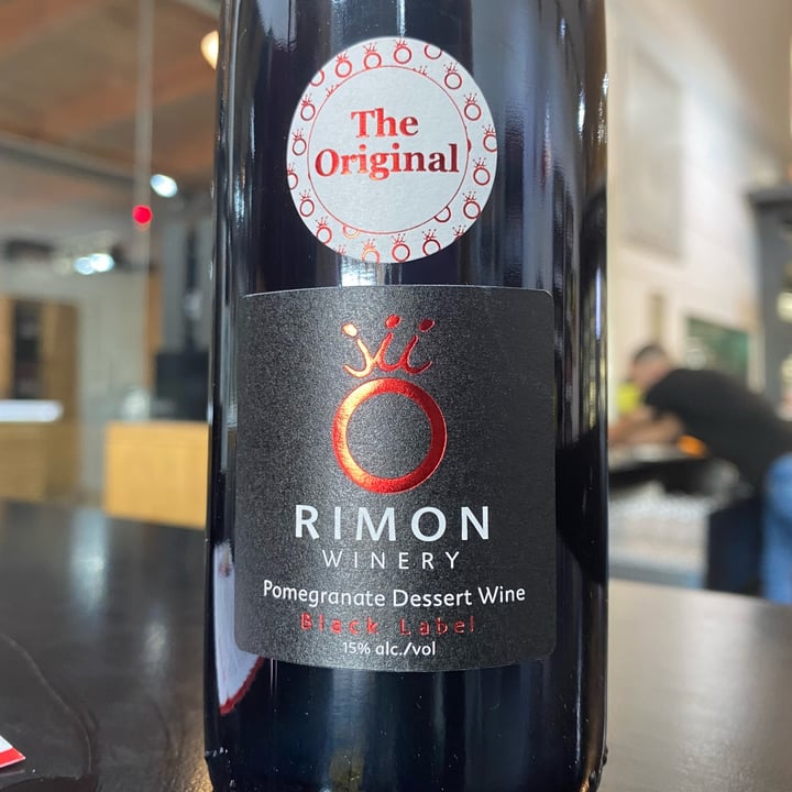 Rimon Winery Pomegranate Desert Wine black label Review | abillion