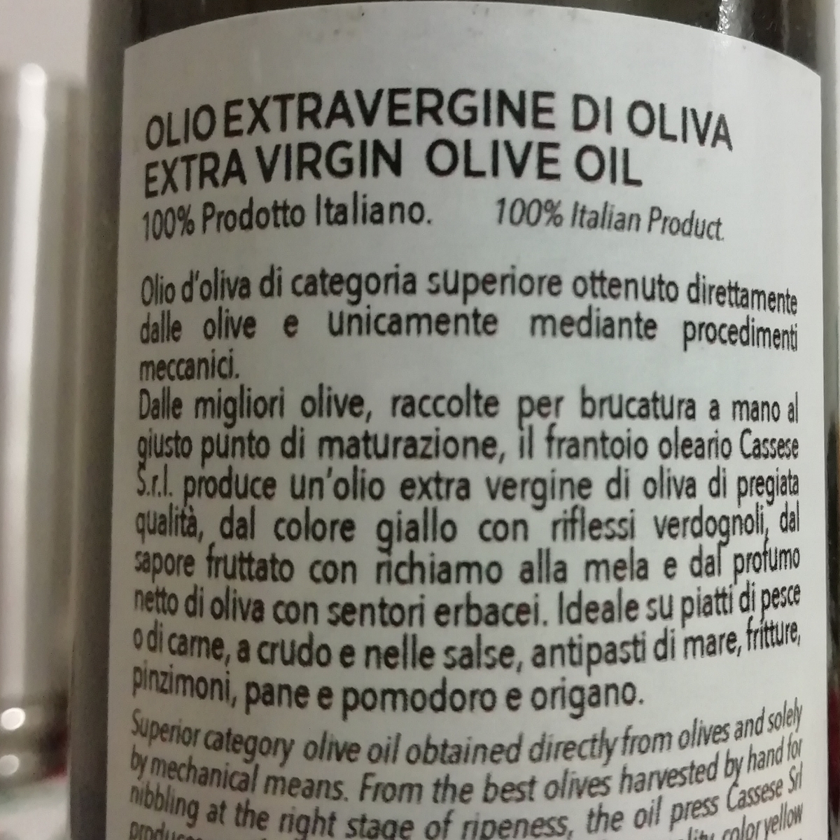 condimento a base di olio extravergine di oliva e menta from frantoio ...