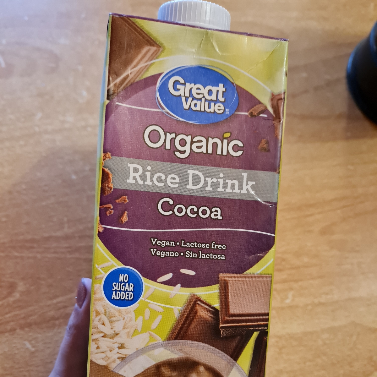 organic rice drink cocoa from Great Value - Vegan Product Reviews ...
