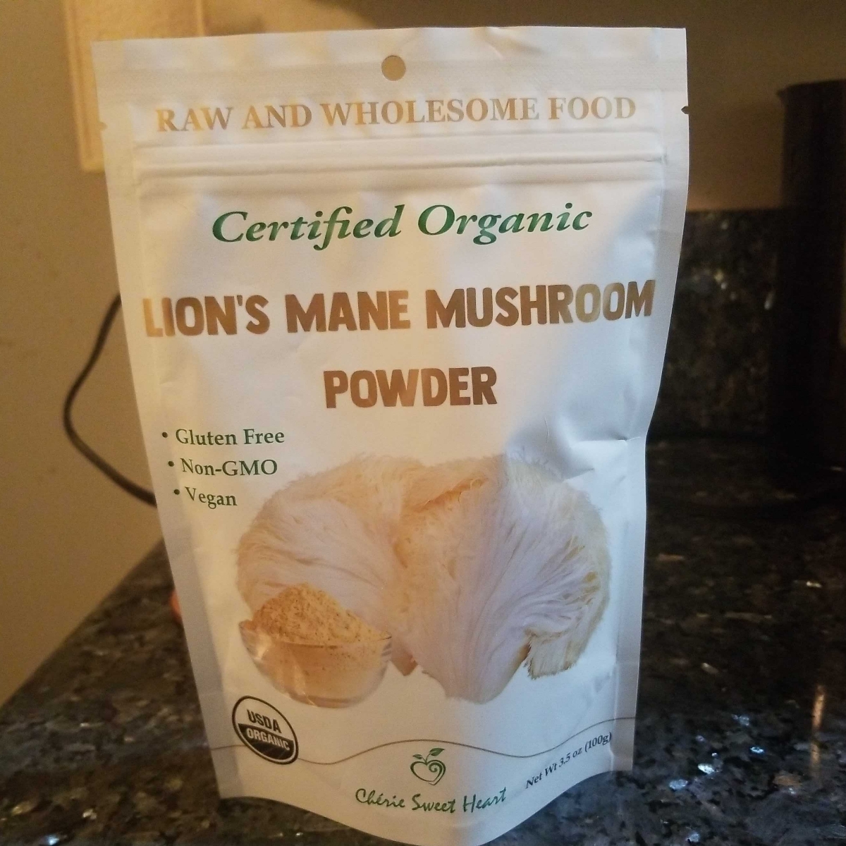 Lion's Mane Mushroom Powder from Chérie Sweet Heart - Vegan Product ...