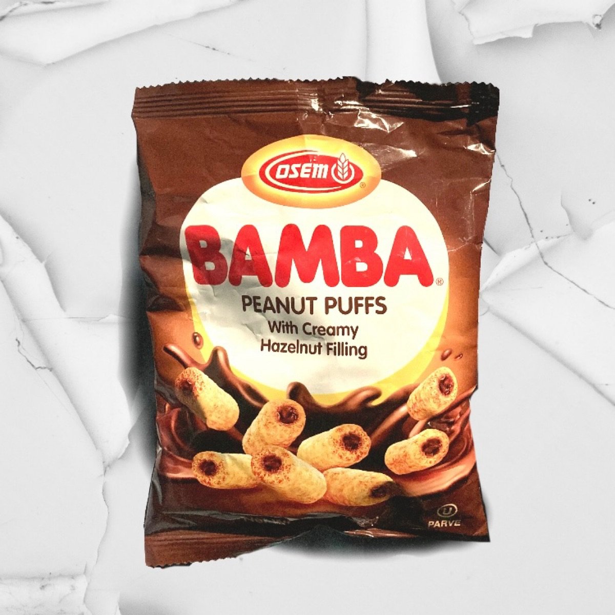 Osem Bamba Peanut Puffs With Creamy Hazelnut Filling Reviews | abillion