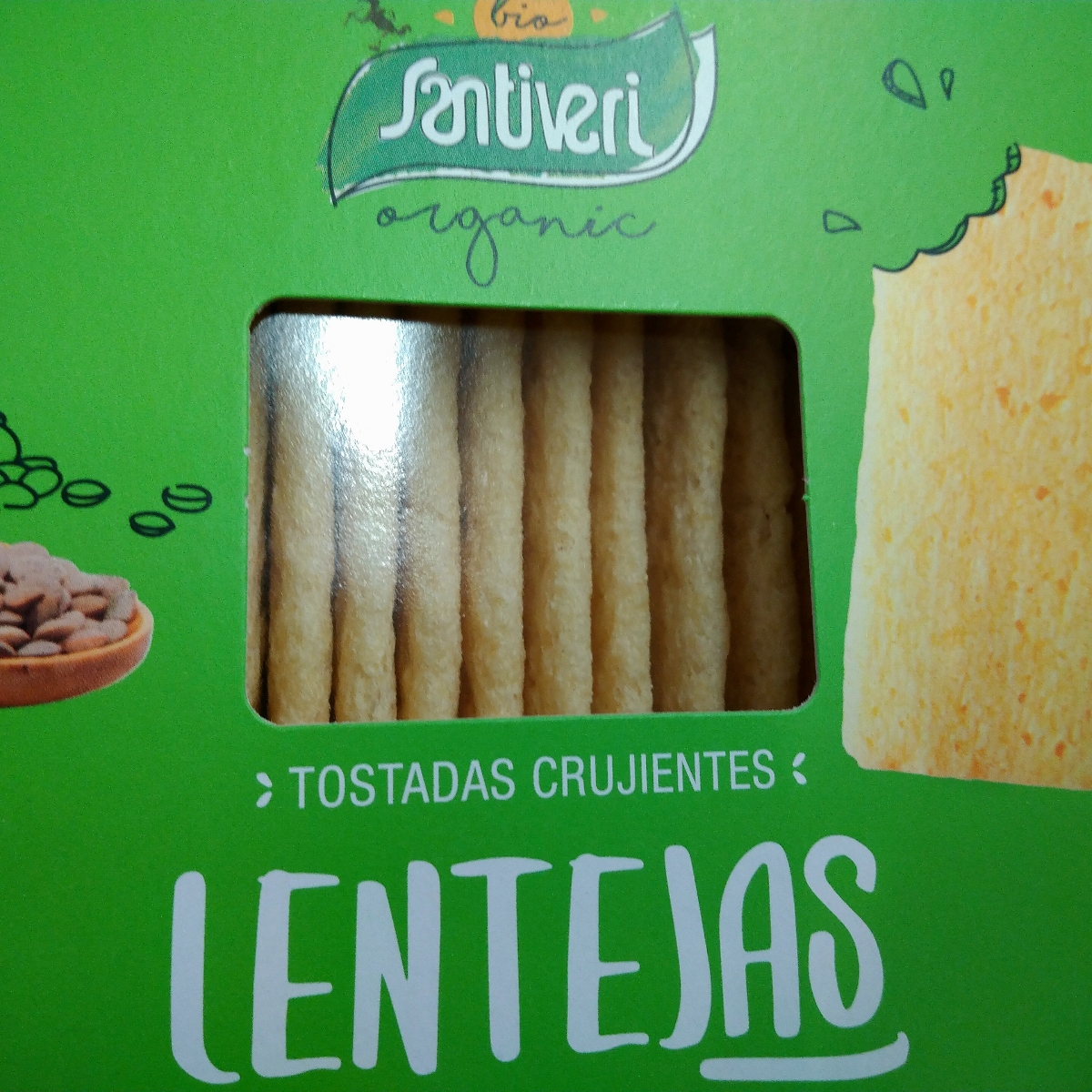 Tostadas Crujientes De Lentejas Organic Bio from Santiveri - Vegan ...